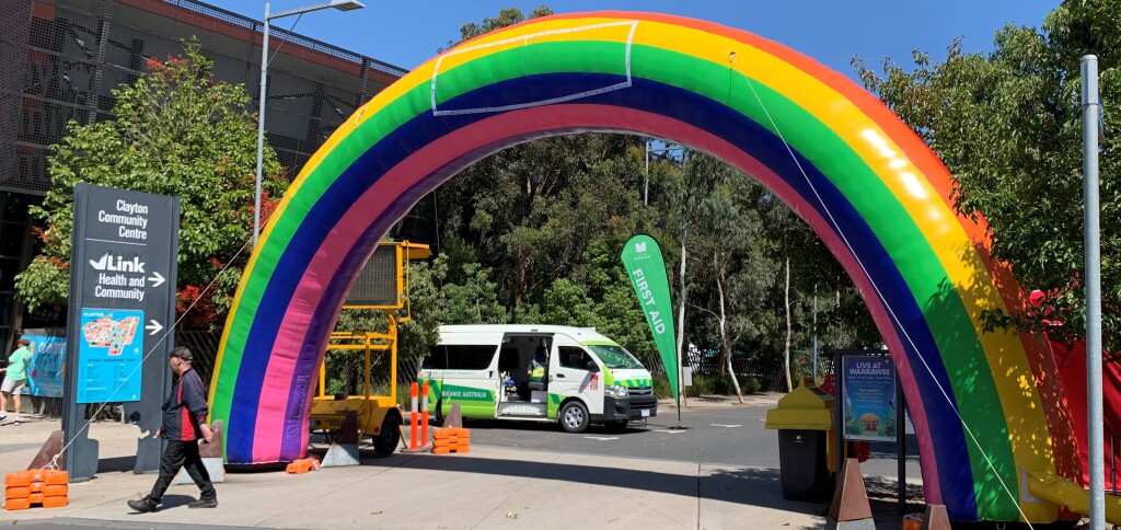 Inflatable Rainbow Arch | Aussie Events